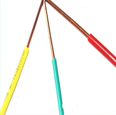 China 1.5mm2 Pure Copper Single Core Bv Flexible Electric Cable H07V-U 300/500V for sale