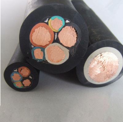 China 0.5mm2 1-12cores 300/500v Yc Rubber Submersible Water Pump Cable High Quality for sale