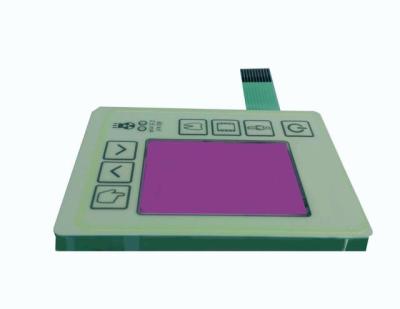 China Statisch - de Vrije Waterdichte Uiterst dunne 0.8mm Harde Deklaag van de Membraanschakelaar 24V Te koop