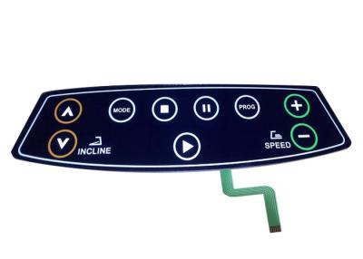 China PMMA-van het het Membraantoetsenbord van de Bekledingsdouane de Aanrakings volledig Verzegeld Lichte Oppervlakte Te koop