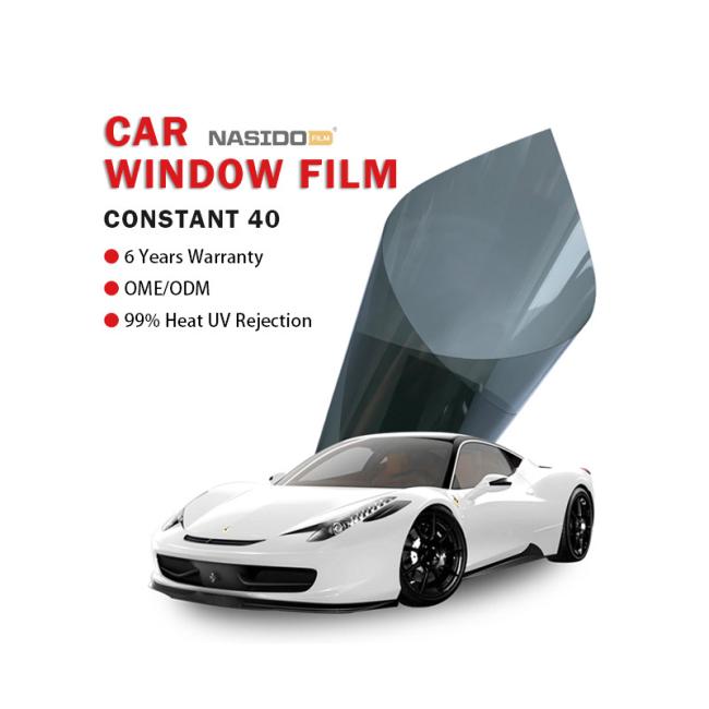 Nasido Constant Color 40 window tint film sample