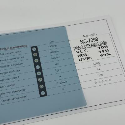 Cina Film solare VLT70% ad alta precisione per l'uso a lungo termine in vendita