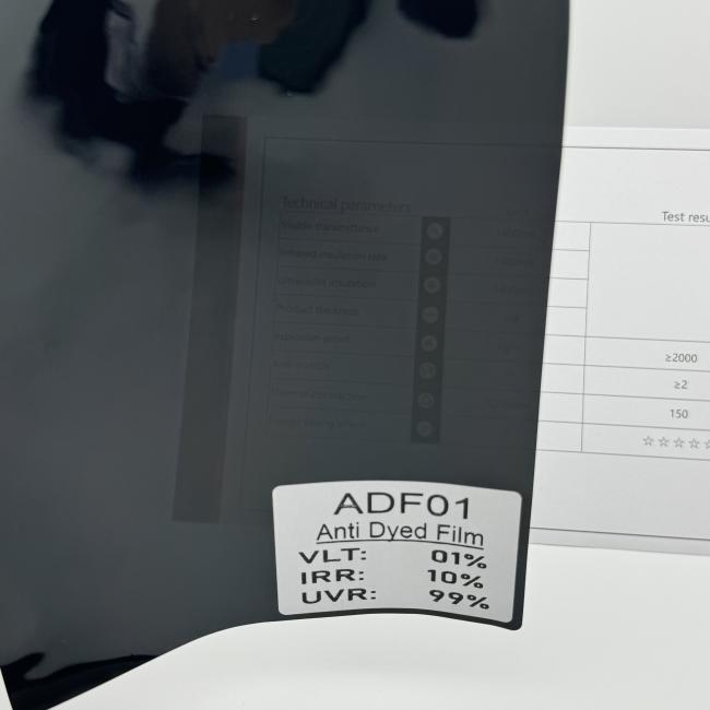 ADF01 Solar Film sample demonstration