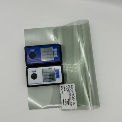 中国 NASIDO 定数カラー 75 ライトグリーン UV & IR 遮断 ソーラーカーウィンドウフィルム 販売のため