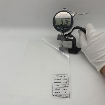 Cina TPU impermeabile PPF Film 7.5mil Decorazione PPF Film di protezione della vernice TPU-C75 in vendita