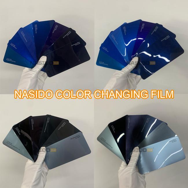 Close-up of NASIDO TPU Blue Series film texture