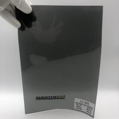 중국 나시도 U-20 탄소 세라믹 자동차 창문 필름 20% VLT 95% IRR 99% UVR 판매용