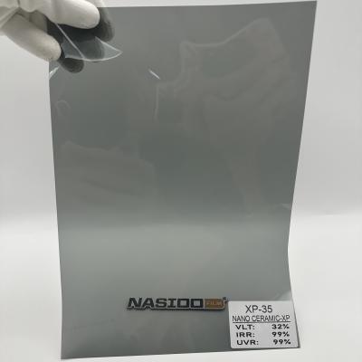 중국 NASIDO XP-35 심색 2HD 나노 세라믹 필름 자동차 윈드스크린 색 1.52*30m 판매용