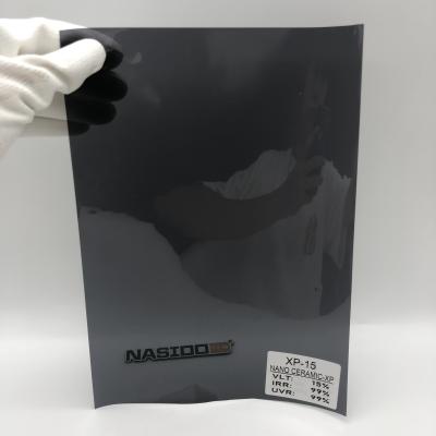 중국 NASIDO XP-15 고열 단열 나노 세라믹 필름 자동차 윈드스크린 색 1.52*30m 판매용