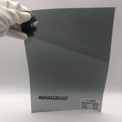 中国 NASIDO CN-3599 防雨カーボンウィンドウティント 99%UVR リサイクル断熱フィルム 販売のため