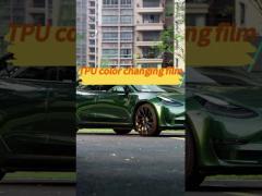 TPU Bosgroen Zelfherstellende Kleur Veranderende Film Kleur Wrap