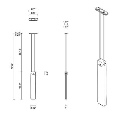 Cina Lampade a sospensione moderne e sottili per interni, in vetro, a LED, per camera da letto, design artistico per l'illuminazione in vendita