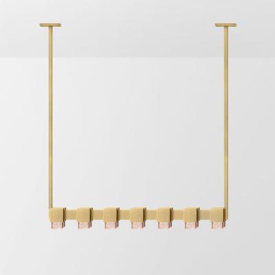 Cina Modern Led Cubo Multi Pendant per cucina salotto sala da pranzo sala da pranzo lampada di vetro moderno lampada di appendiabiti design di illuminazione interna in vendita