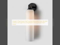 Σύγχρονο Float Hover Wall Sconce Μινιμαλιστικό Γυαλί High Wall Sconce LED Φως για καθιστικό / Bath Room