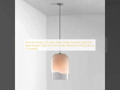 Articolo Design LED Glass Moni Single Pendant Light E26 Base Σύγχρονο στυλ για το σπίτι γραφείο κρεβατοκάμαρα τραπεζαρία πολυέλαιο