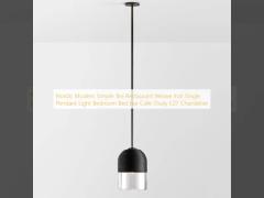 Ristorante del tè semplice moderno nordico Intreccio Indi Singola lampada a sospensione Camera da letto Letto bar Caffè Studio E27 Lampadario