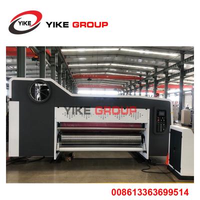 China YK-1224 Fully Computer Flexo Printer Slotter Die Cutter Carton Box Making Machine From YIKE GROUP for sale