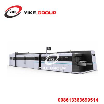 China 1224 Flexo Printer Folder Gluer 200pcs/Min Speed Vacuum Transfer for sale