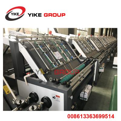 China Semi Auto Flute Laminator Machine , Corrugated Cardboard Laminating Machinery for sale