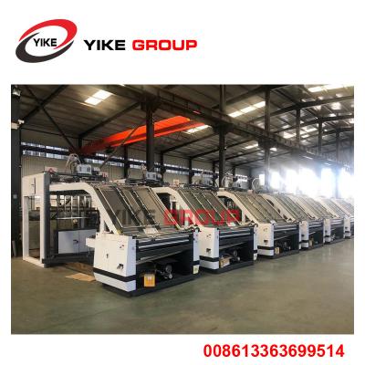 China YIKE GROUP 3 Ply Corrugated Cardboard Automatic Flute Laminator Machine , High Speed Lamination Machine for sale