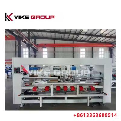 China 2024 New Type Fast Speed YIKE GROUP Automatic Corrugated Box Folding Gluing Machine Te koop