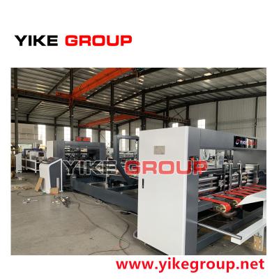 China 2024 New Type Fast Speed YIKE GROUP Automatic Corrugated Box Folding Gluing Machine Te koop