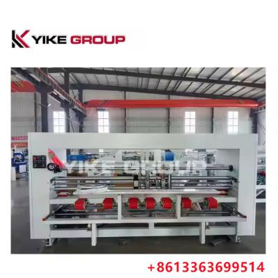 China Automatic Box Folder Gluer Machine With PP Strapping Machine Making Carton Box for sale