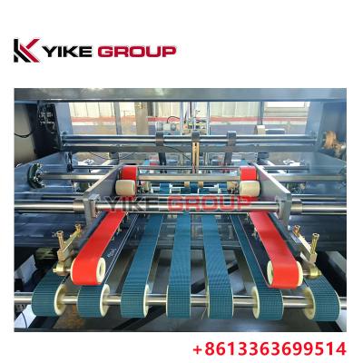 Cina YIKE GROUP One-Click Order Computer Change Automatic Folding Gluing Machine in vendita