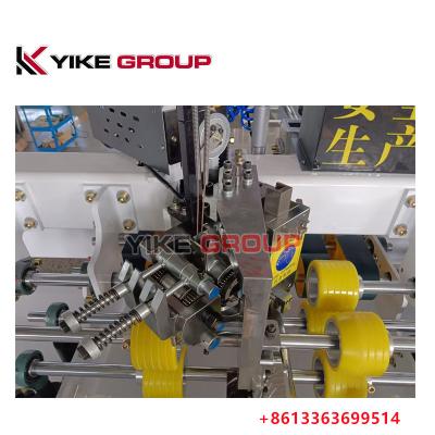 China Semi-Auto 600 spijkers / minuut Eén stuk gegolfde kartonnen doos naaimachine Te koop