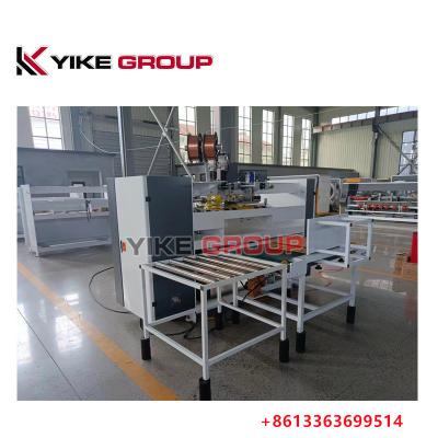 China Semi-Auto 600 spijkers / minuut Eén stuk gegolfde kartonnen doos naaimachine Te koop
