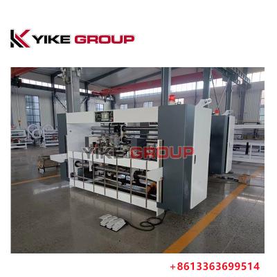 China Yk-2000 Semi Automatic Stitching Machine Double Pieces Carton Box Making From Yike Group for sale