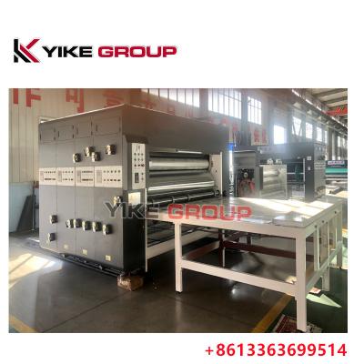 China 1600x3000MM Chain Feeder Printer Slotter Die Cutter Machine Carton Box Making From YIKE GROUP for sale