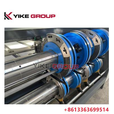 China YK-1424 Chain Feeder 2 Color Flexo Printing Machine Corrugated Box Making Machine for sale
