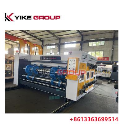 中国 チェーン・フィード・タイプ 1400×2400MM 2色フレクソ印刷機 販売のため