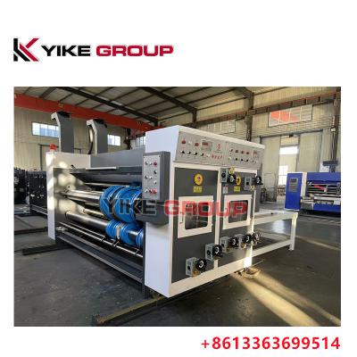 China Chain Feeding Type 1400x2400MM 2 Color Flexo Printing Machine For Corrugated Box Making for sale
