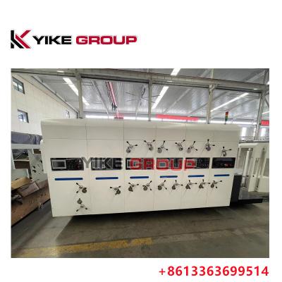 Cina YK-1424 High Speed Flexo Printer Slotter Die Cutter Machine Cartone in vendita