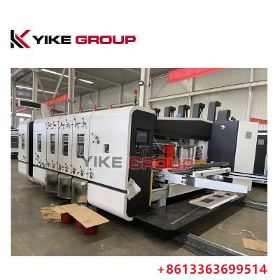 Cina YK-1424 High Speed Flexo Printer Slotter Die Cutter Machine Cartone in vendita