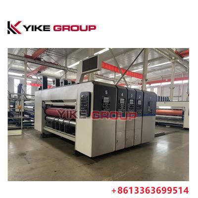 Cina YK-1424 High Speed Flexo Printer Slotter Die Cutter Machine Cartone in vendita