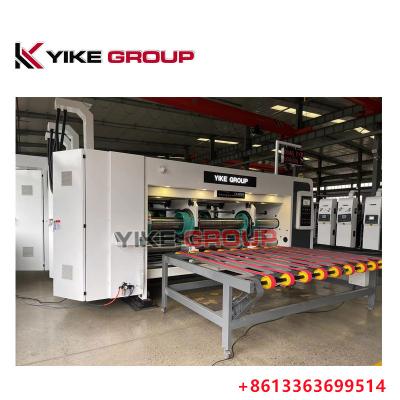 China YK-1224 High Speed Printer Slotter Die Cutter Machine With Stacker For Carton Box Making for sale