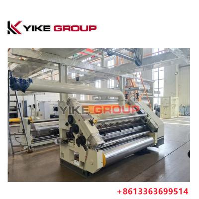 China YK-1800 Fingerless Vacuum Adsorption Single Facer Corrugated Machine From YIKE GROUP for sale