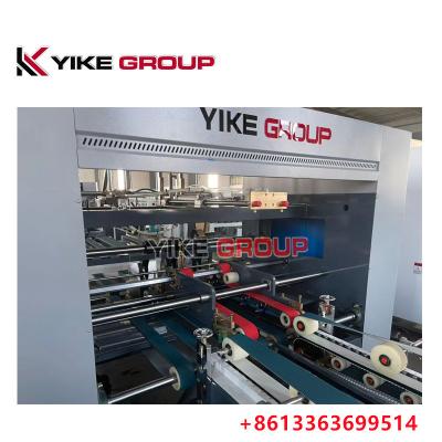 China Automatic Carton Box Folder Gluer Machine, Corrugated Box Folding Machine 180m/min for sale