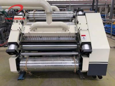 China Profissional linha semi auto ondulada velocidade do único Facer de cartão de 2 dobras de 40-60m/Min à venda