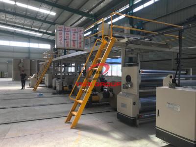 China Yk-1600 de Productielijn van het 2 Vouw Golfkarton, Golf Enige Facer Te koop
