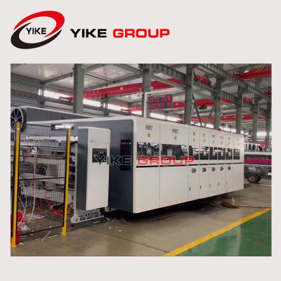 China High Defination Automatic Flexo Printer Die Cutter With Stacker Machine for sale