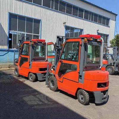 China Duplex Mast 3m 1.5 Ton Diesel Forklift Truck XINCHAI 485 Diesel Engine for sale