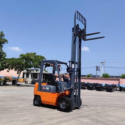 China Duplex Mast 3m 1.5 Ton Diesel Forklift Truck XINCHAI 485 Diesel Engine for sale
