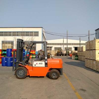 China 2 trappen diesel-aangedreven vorkhef tot 4 ton Oranje diesel tegenwicht Te koop