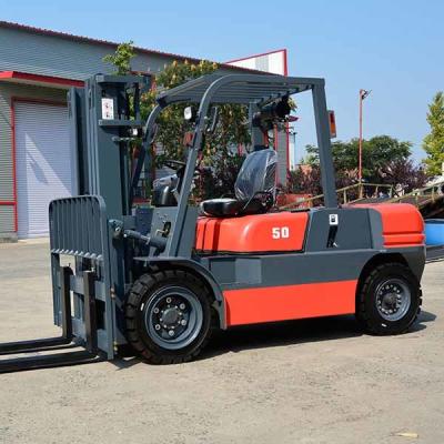Cina CPCD50 carrello elevatore diesel da 5 tonnellate da 4,5 m di mastro da 5000 kg di contrappeso in vendita