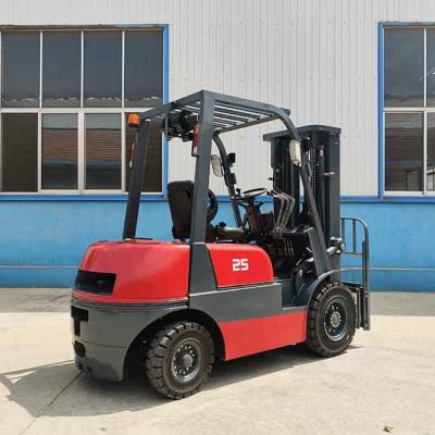 China 2500kg 2.5T caminhão diesel em empilhadeira Transmissão hidráulica Motor Yanmar à venda