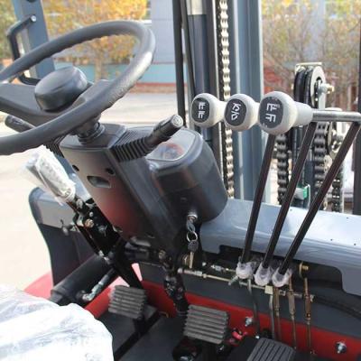 China 3.5 Ton 2 Wheel Drived Forklift Truck Hydraulic Transmission Rough Terrain for sale